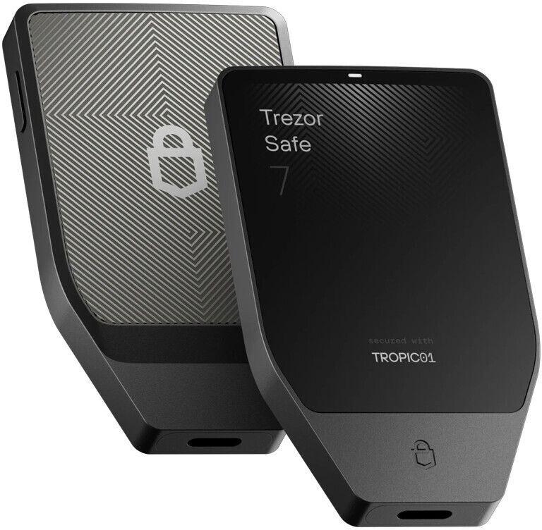Trezor Safe 7 - kryptoplånbok, säkerhet, Bluetooth, USB-C, trådlös ...