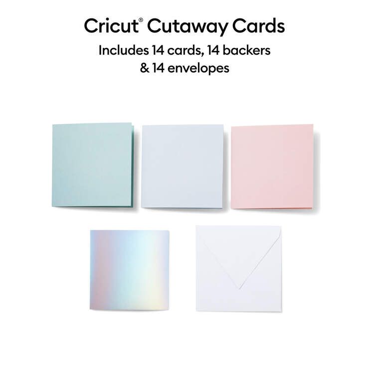 Cricut Cutaway Cards S40 Sampler 14 kpl