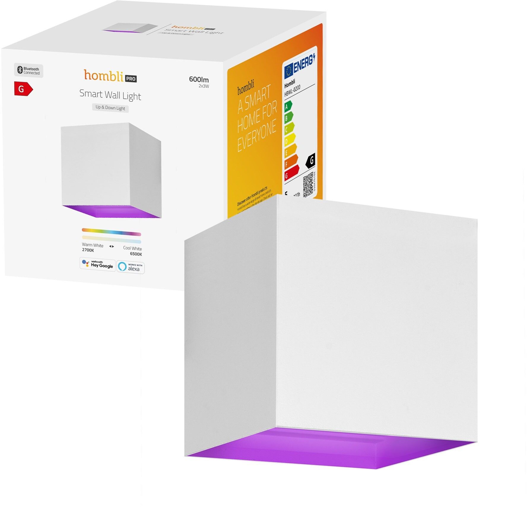 Hombli Smart Outdoor seinävalaisin V2